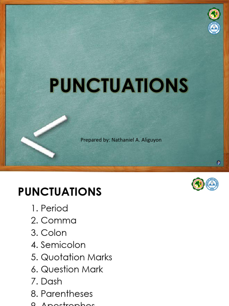 PPT 7 Punctuations | PDF | Comma | Punctuation