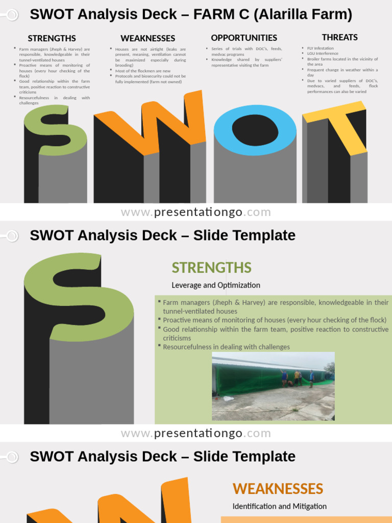 SWOT-Analysis (Alarilla Farm) | PDF | Swot Analysis