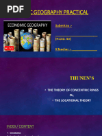 AP Human Geography: Von Thunen Model | PDF | Agriculture | Farms