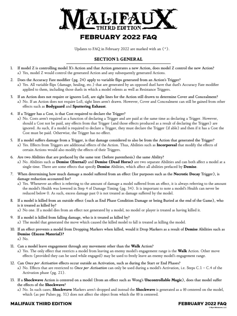 M3E 2.2022 Errata FAQ | PDF | Computers