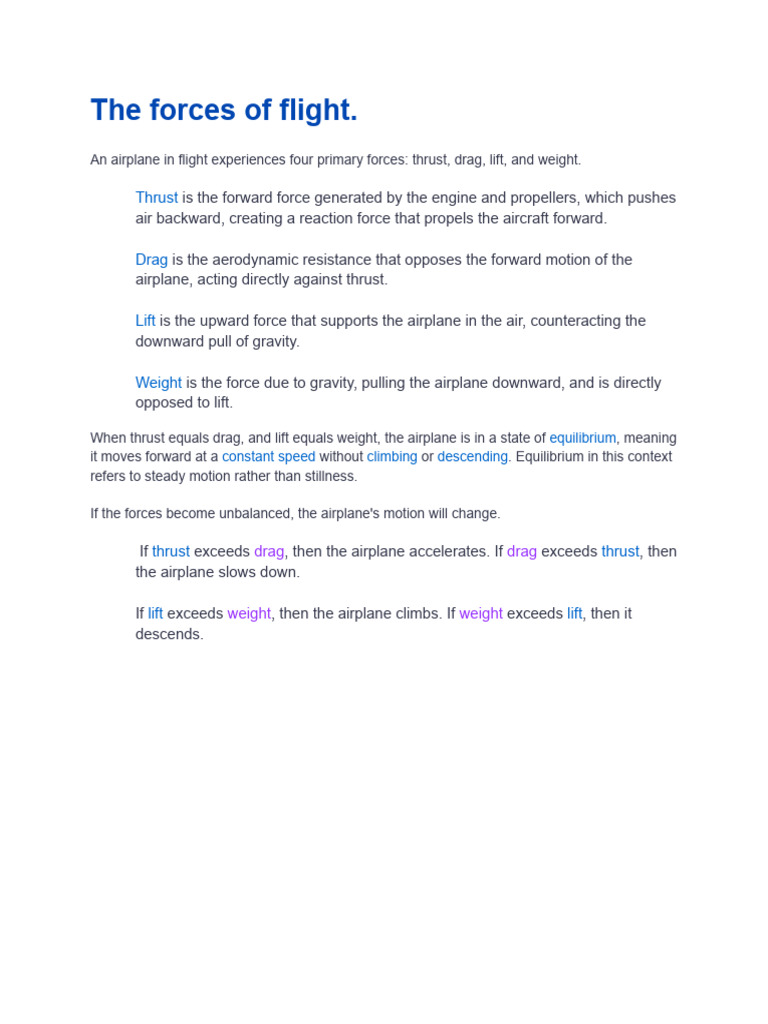 1.the Forces of Flight | PDF