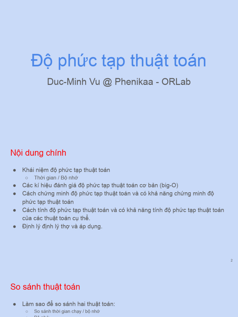 3 - Complexity of Algorithms, Big-O Notation | PDF