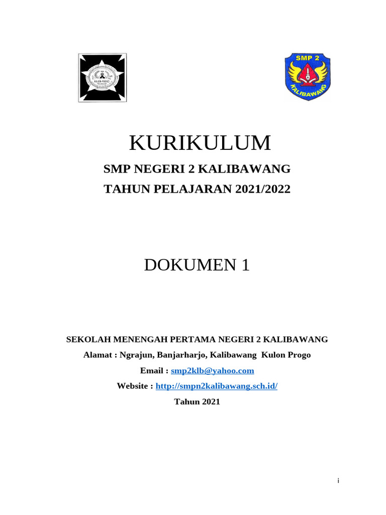 Cover Kurikulum | PDF | Karier & Perkembangan