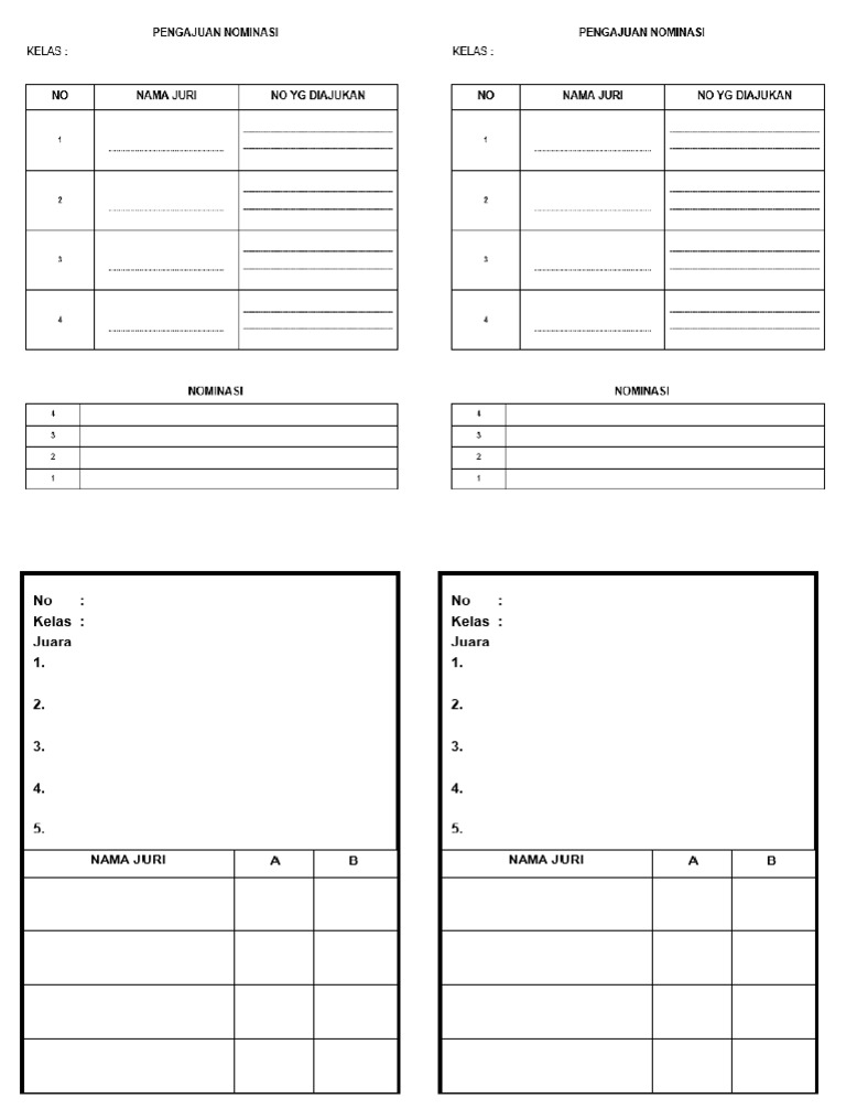 Nama Juri | PDF