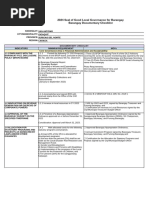 2024 Barangay SGLG Checklist Guide | PDF | Government