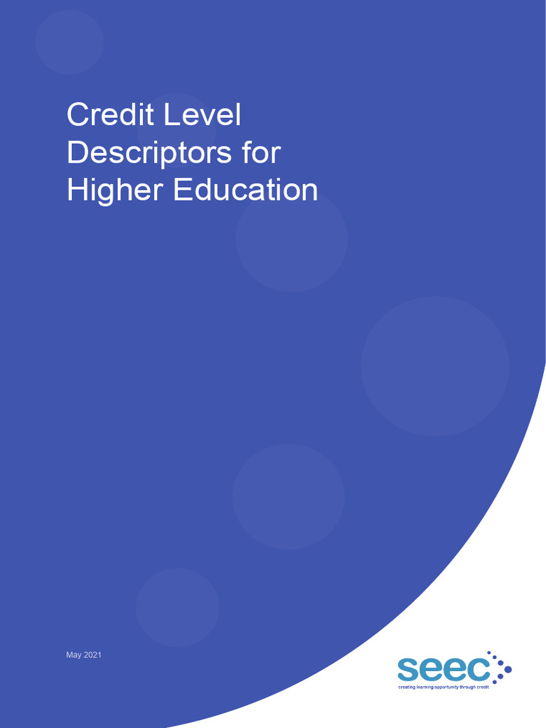 MDX SEEC-Descriptors Update-May-2021 Version-2 For-Screen AW13885 | PDF | Critical Thinking ...