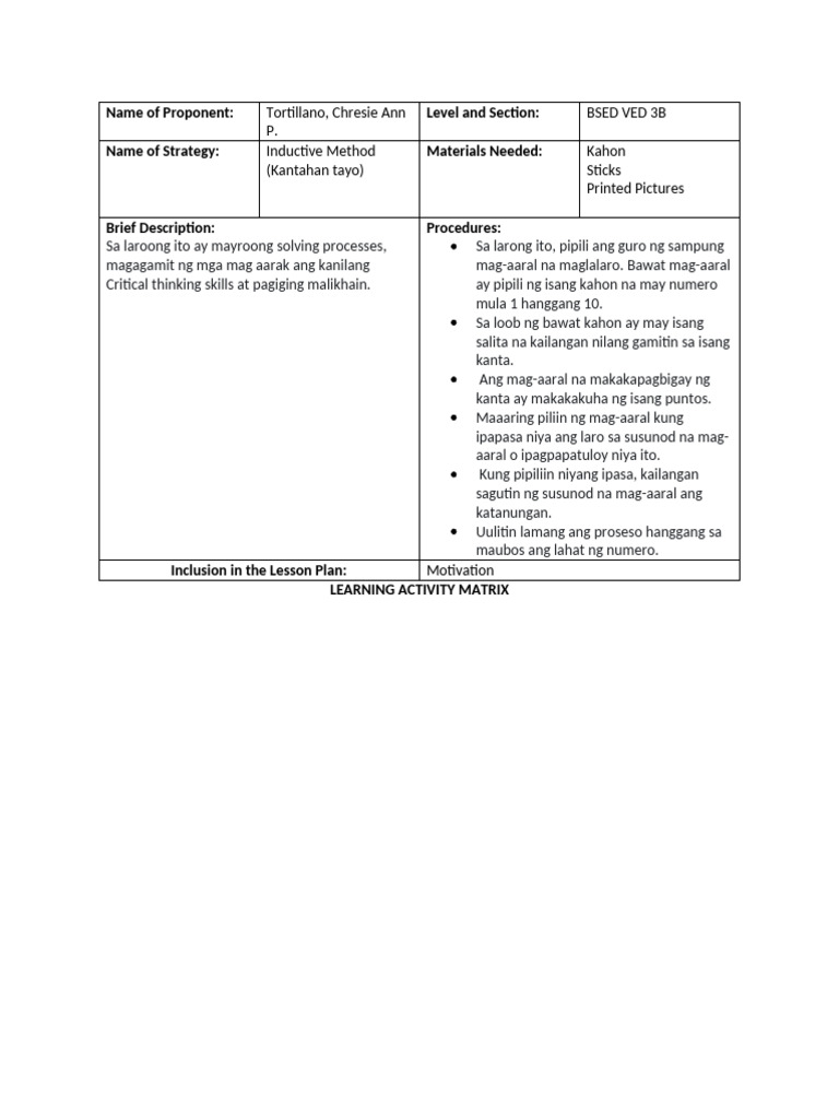 Problem Solving Method | PDF