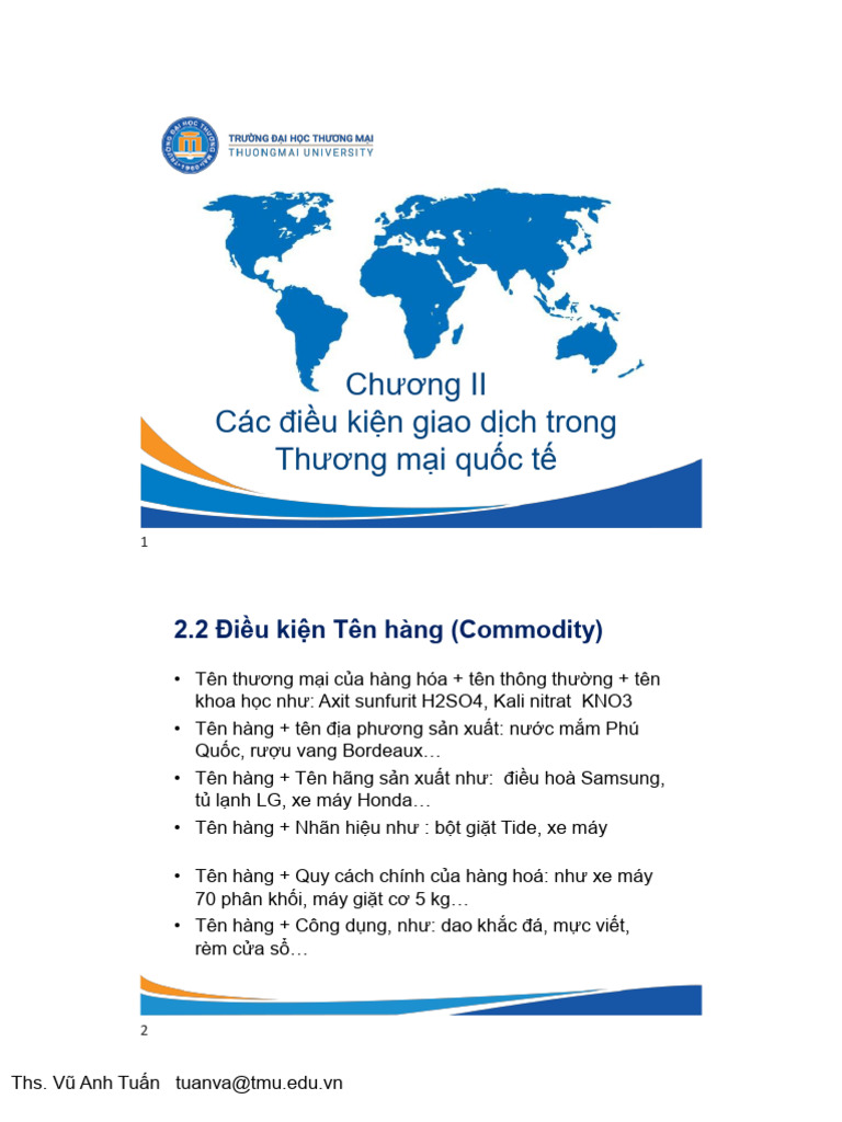 CII - p2 - Cac Dieu Kien TMQT | PDF