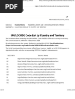 UN - LOCODE Code List by Country and Territory - UNECE | PDF | Encodings
