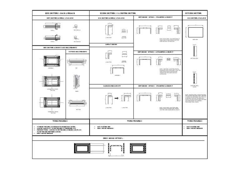 New Drain Shutter Design DWG | PDF