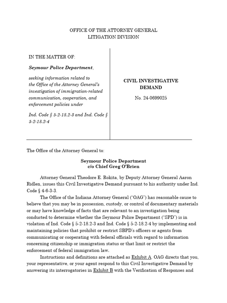 2024.10.18 - SPD Cid - Final | PDF | U.S. Immigration And Customs ...