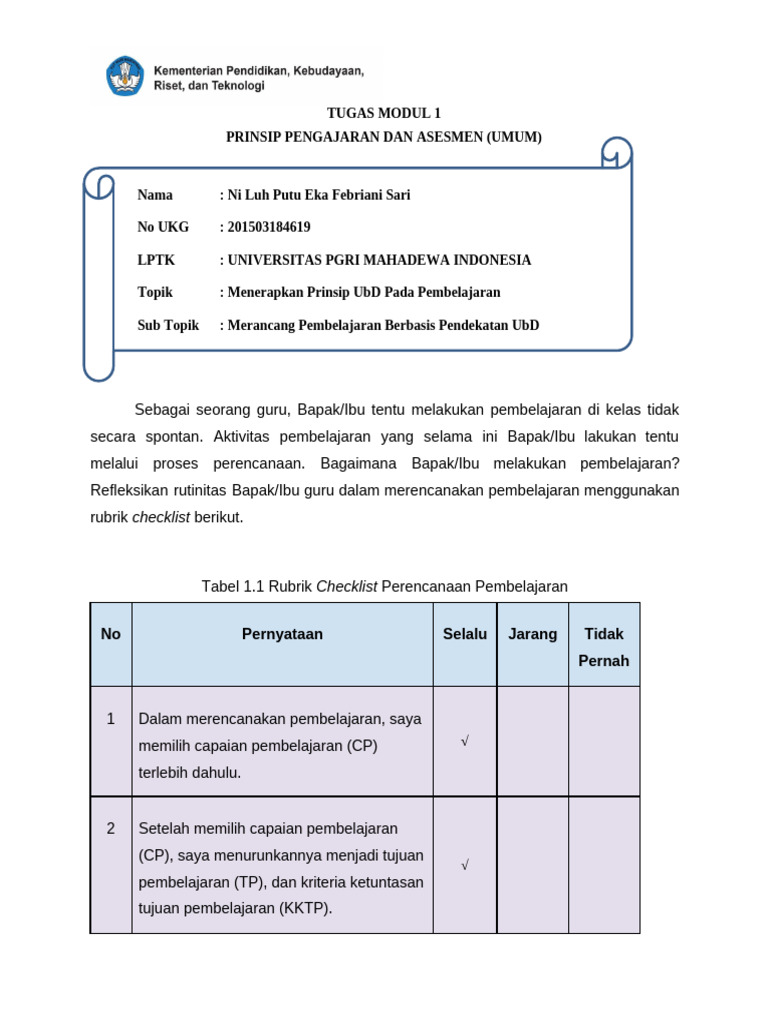 PPA Umum Topik 1 Teks 1 | PDF | Karier & Perkembangan
