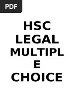 VCE Legal Studies Unit 3 AOS 1 Practice | PDF | Plea | Common Law