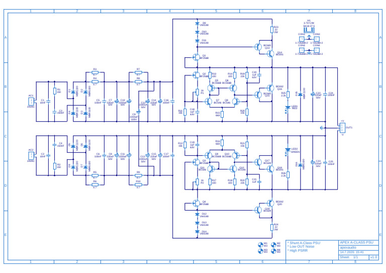 Apex A-Class Psu - Schematic | PDF