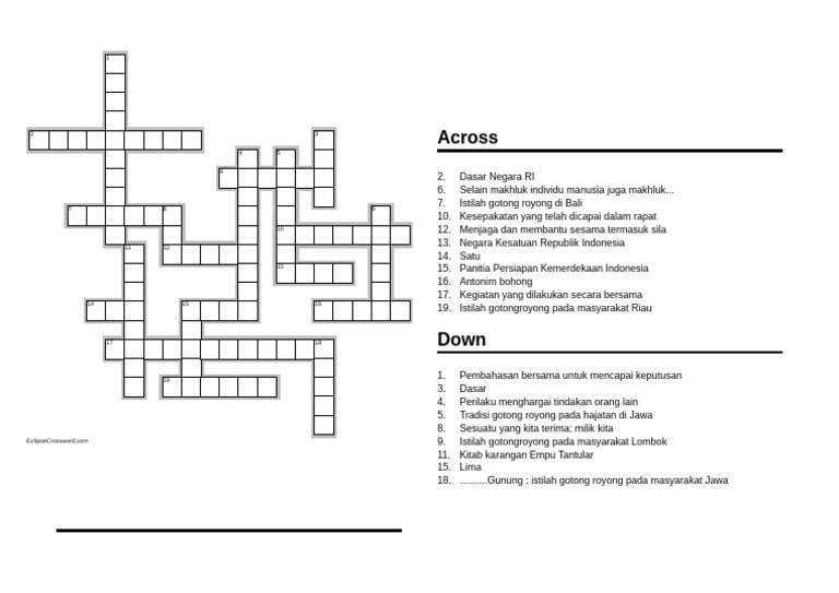 TTS PKN Kelas 5 Semester 1 | PDF