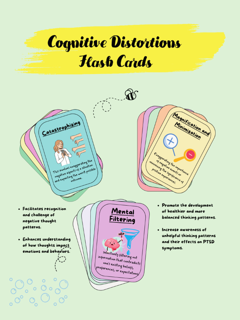 Cognitive Distortion Flashcards | PDF