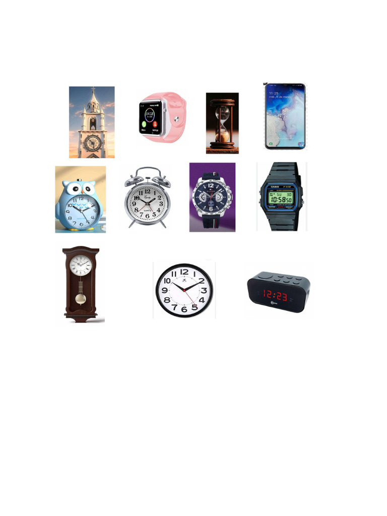 Tipos de Relojes | PDF
