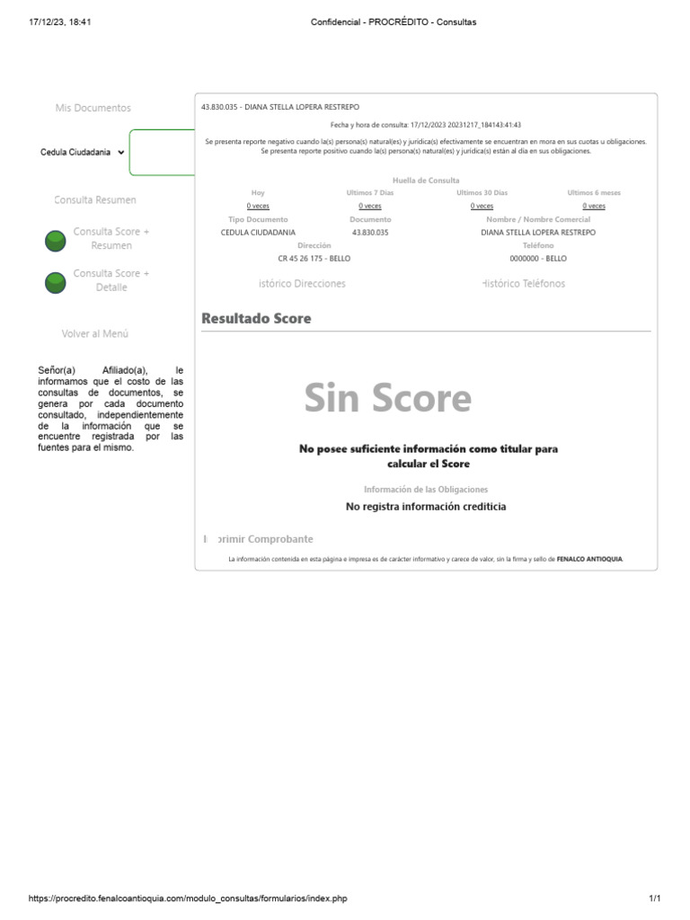 Sin Score | PDF
