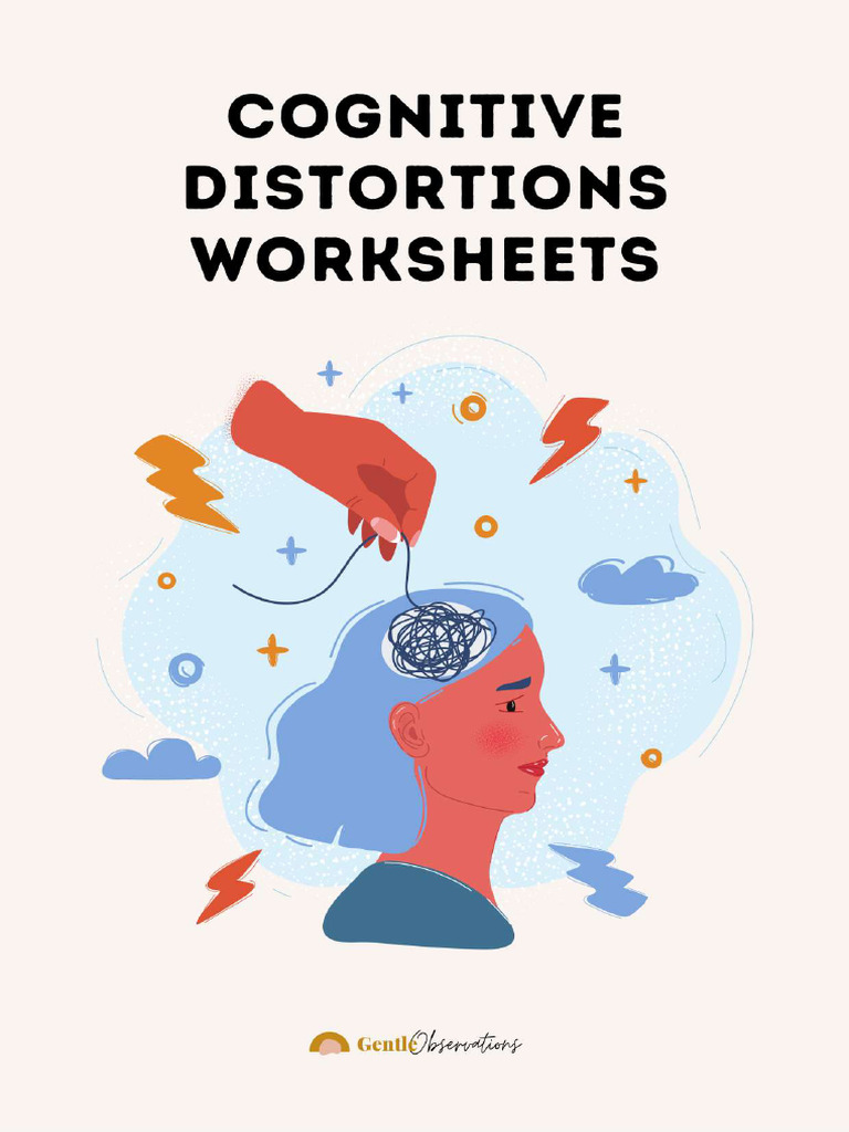 Cognitive Distortion Fillable Worksheets | PDF