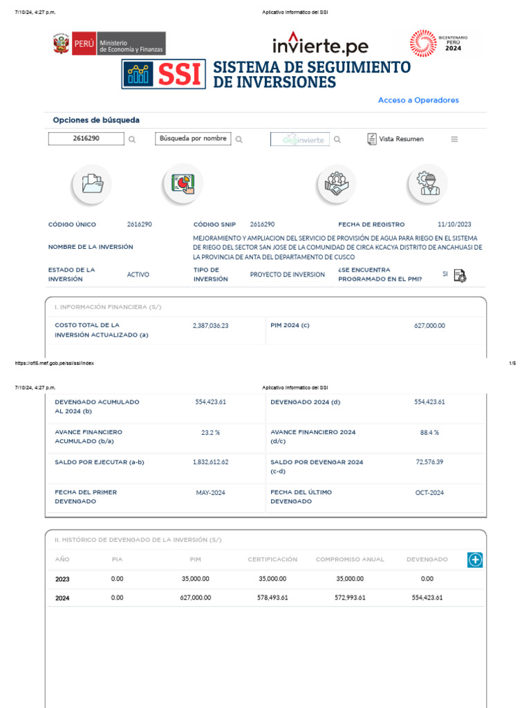 Aplicativo Informático Del SSI | PDF | Informática