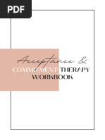 ACT Case Formulation Template 2.0 | PDF | Thought | Self