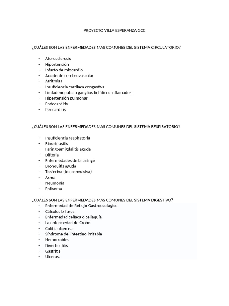 Proyecto Villa Esperanza GCC | PDF