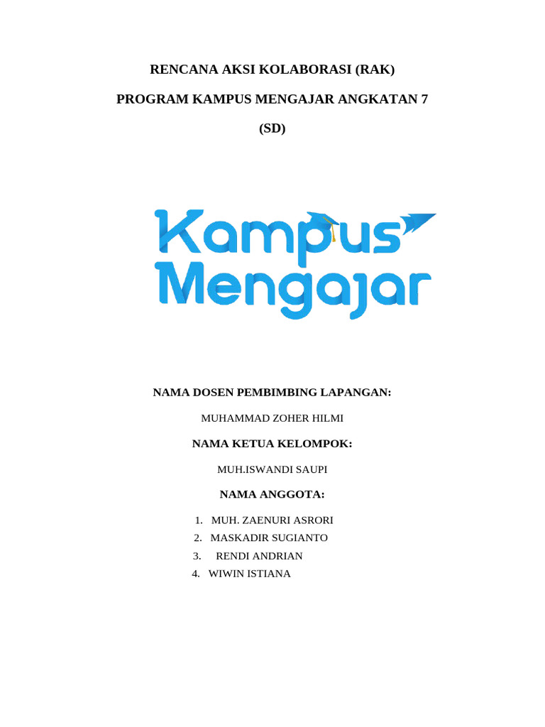 Rencana Aksi Kolaborasi | PDF