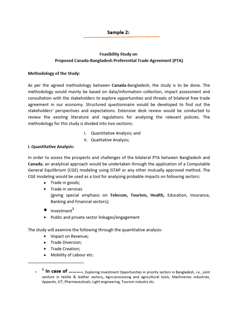 Feasibility Study | PDF | Methodology | Analysis