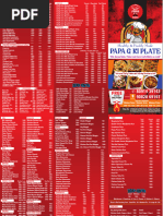Raf Coffee Menu and Prices Egypt | PDF | Salad | Cuisine