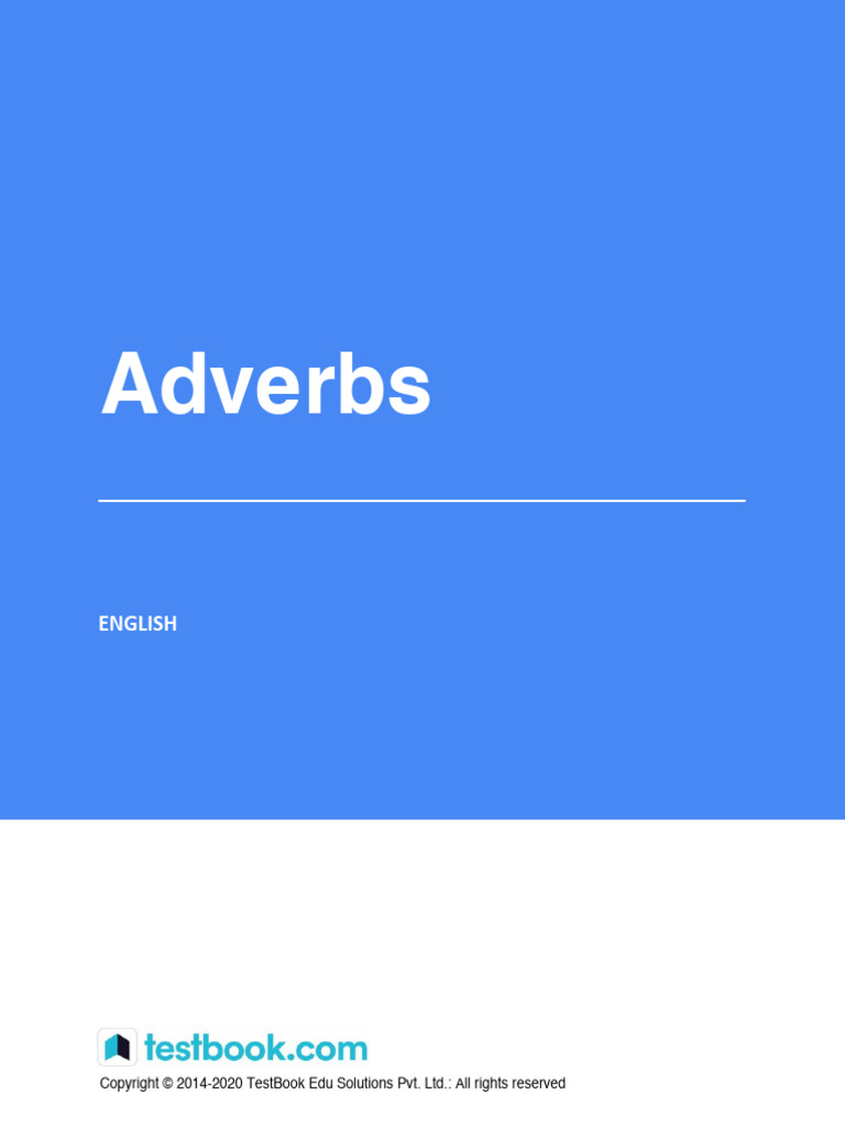 Adverbs - Study Notes | PDF | Adverb | Adjective