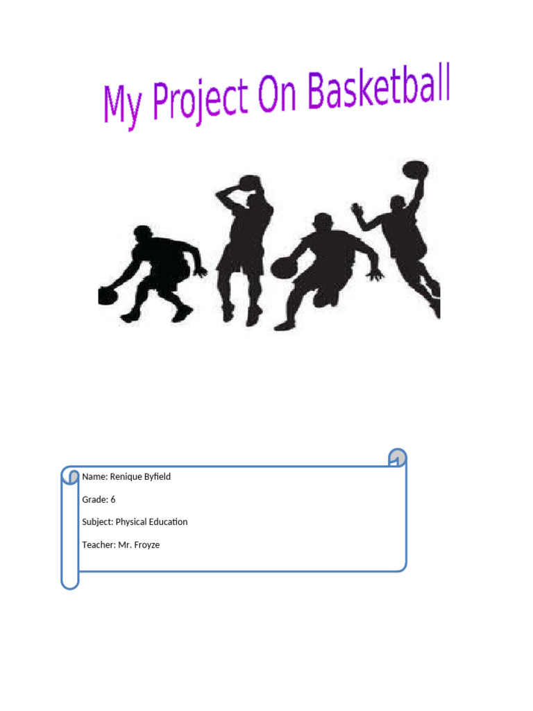 Cover Page for Basketball Project | PDF