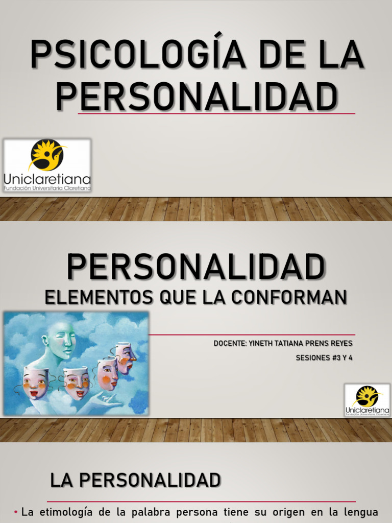 La Personalidad - Elementos Fundamentales | PDF | Temperamento ...