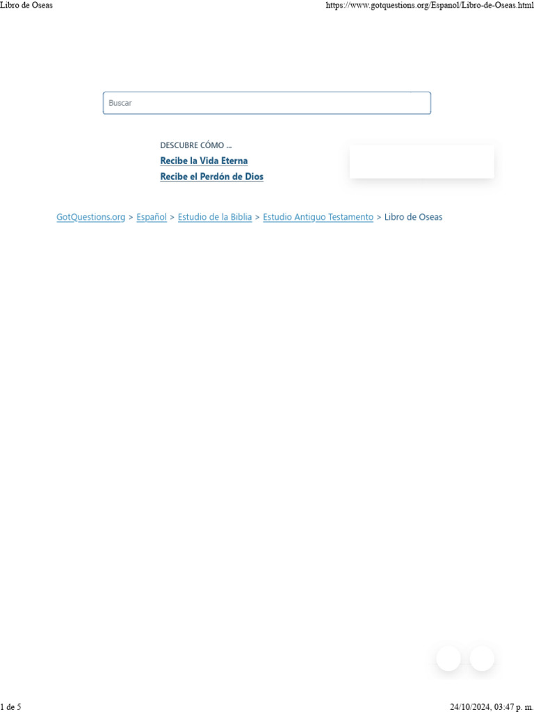Libro De Oseas Pdf Biblia Amor