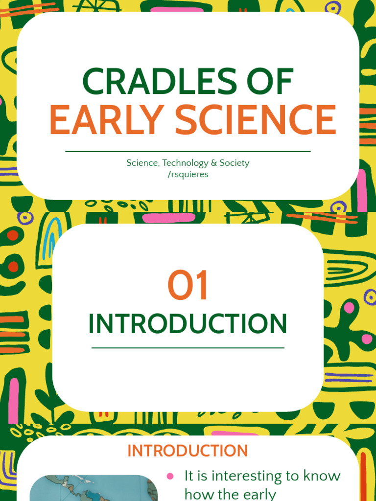 3 - Cradles of Early Science (Introduction) | PDF