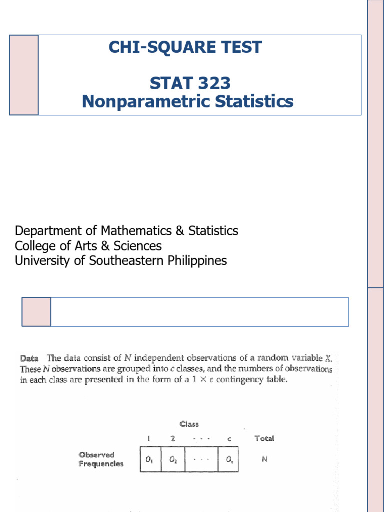 Chapter 8 Chi Square Test Pdf Chi Squared Test Statistics