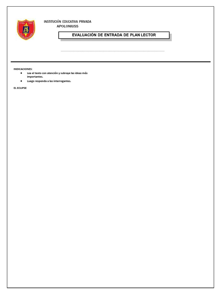 EE PLAN LECTOR 4TO DE SECUNDARIA | PDF