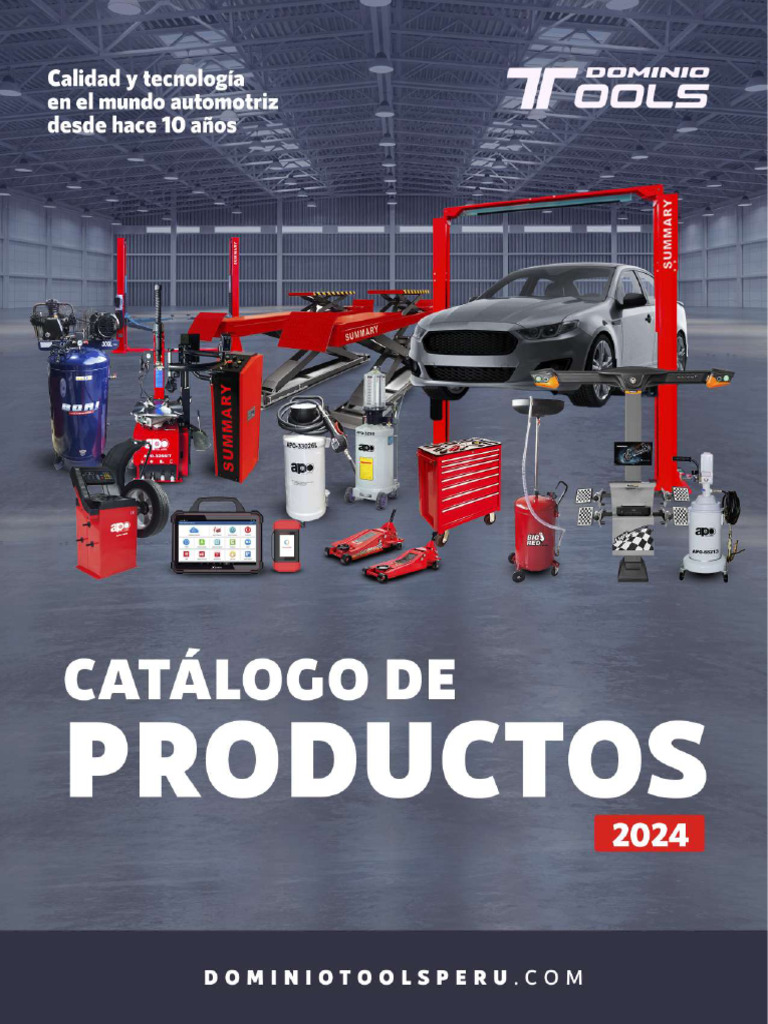 Catalogo Dominio Tools 2024-1 | PDF | Neumático | Motores