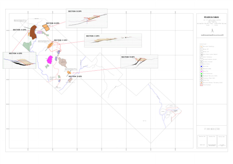 Peta R Penambangan Cross Section | PDF