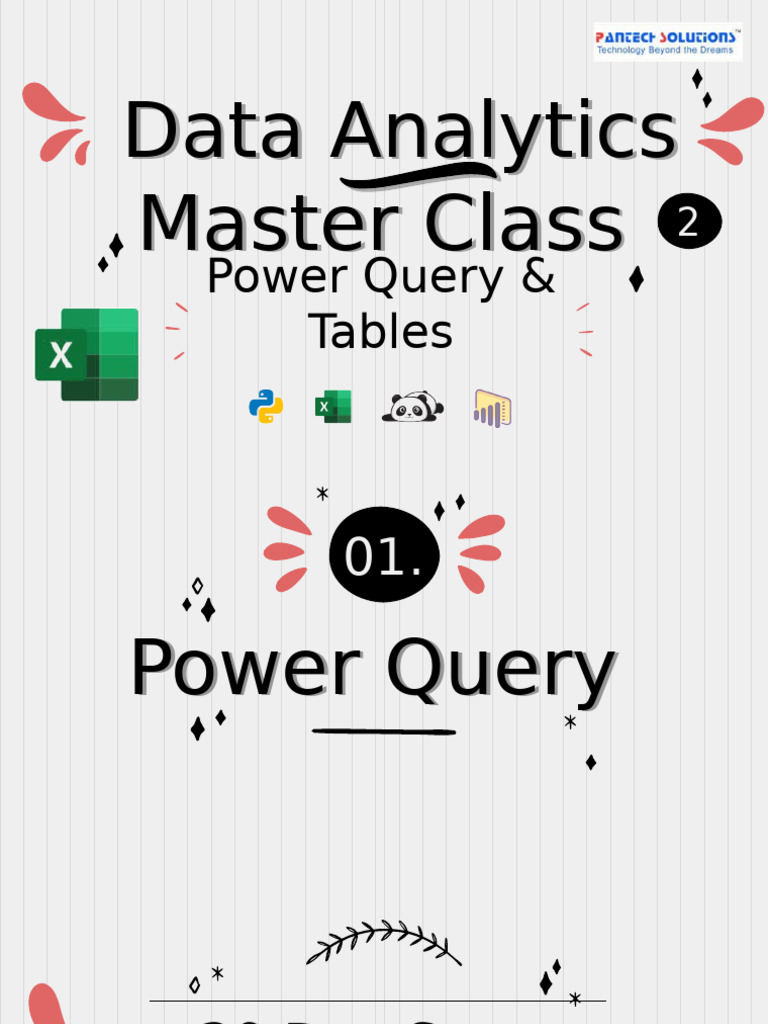 2 PowerQuery Tables ExcelInternship | PDF