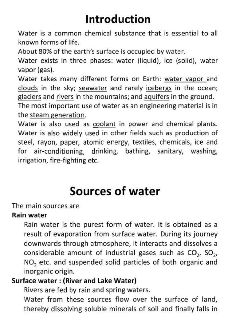 Water | PDF