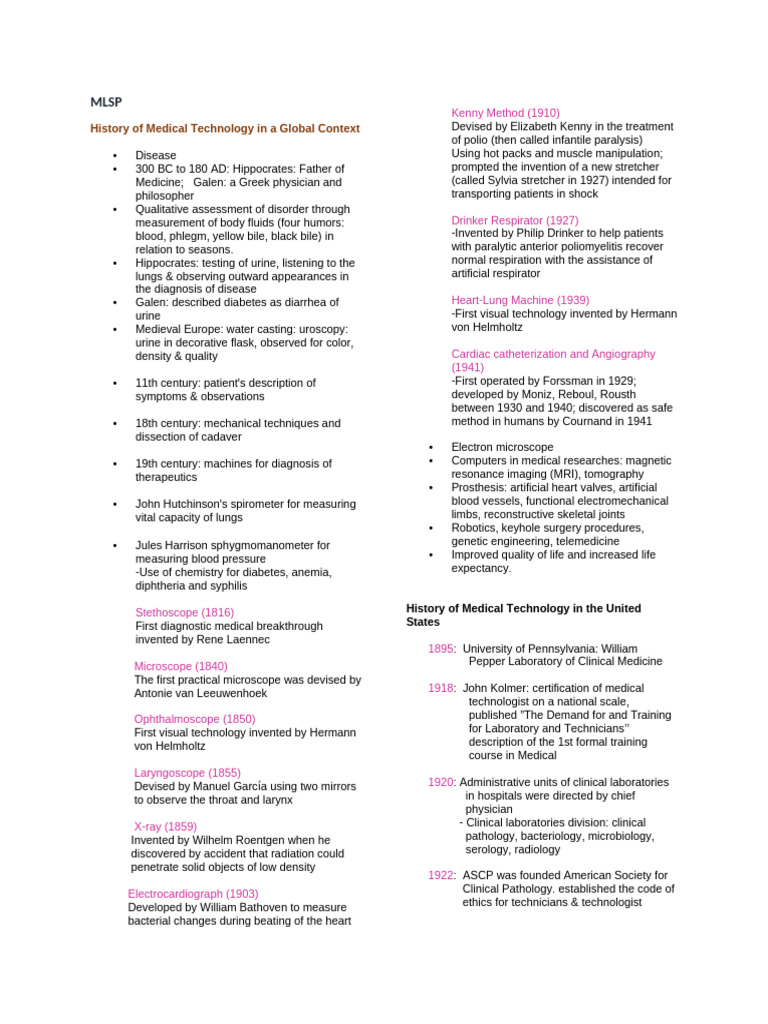MLSP-Reviewer | PDF | Medical Laboratory | Pathology