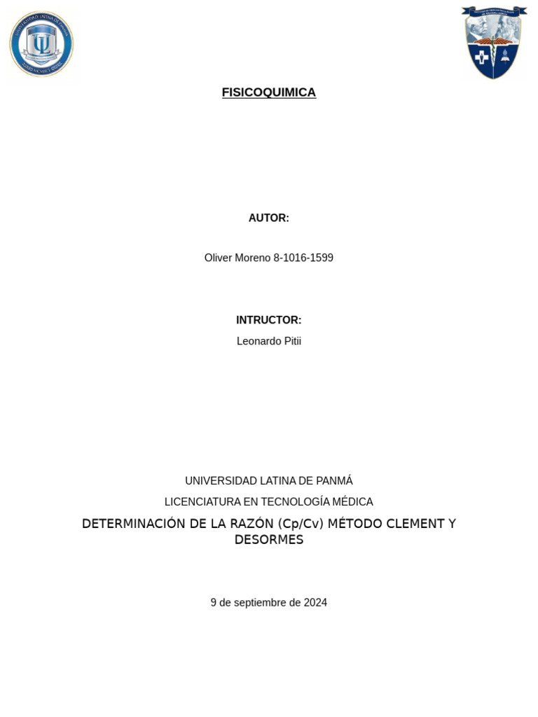 Fisicoquimica LB2 | PDF | Gases | Capacidad calorífica