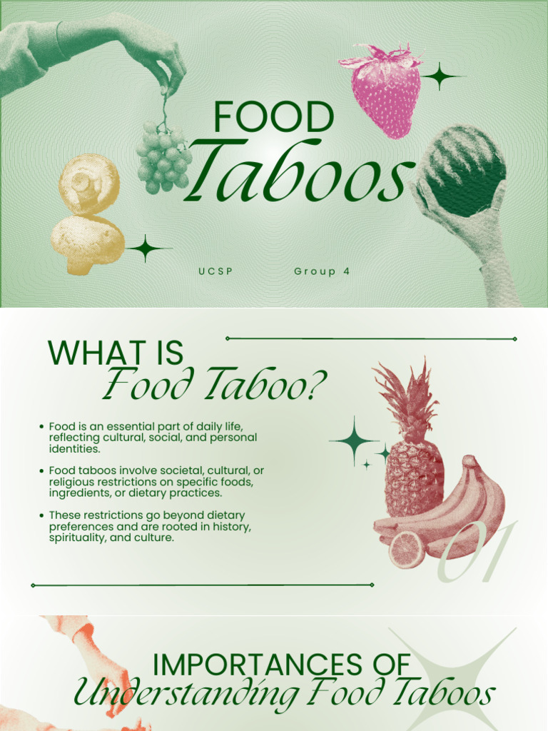 GROUP 4 - FOOD TABOOS - PDF 2 | PDF
