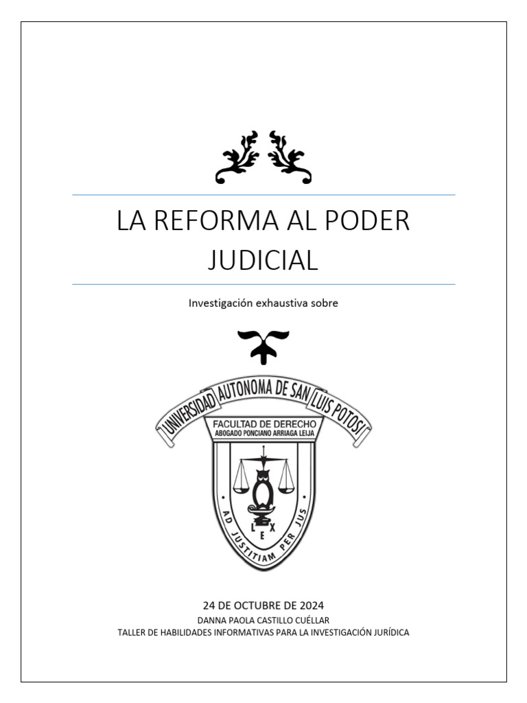 Reforma Judicial: Pros y Contras | PDF | Juez | Democracia