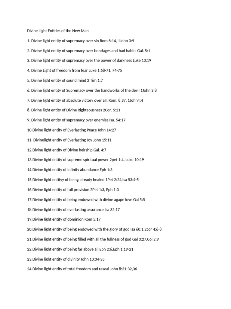 Divine Light Entities Explained | PDF | Religion & Spirituality