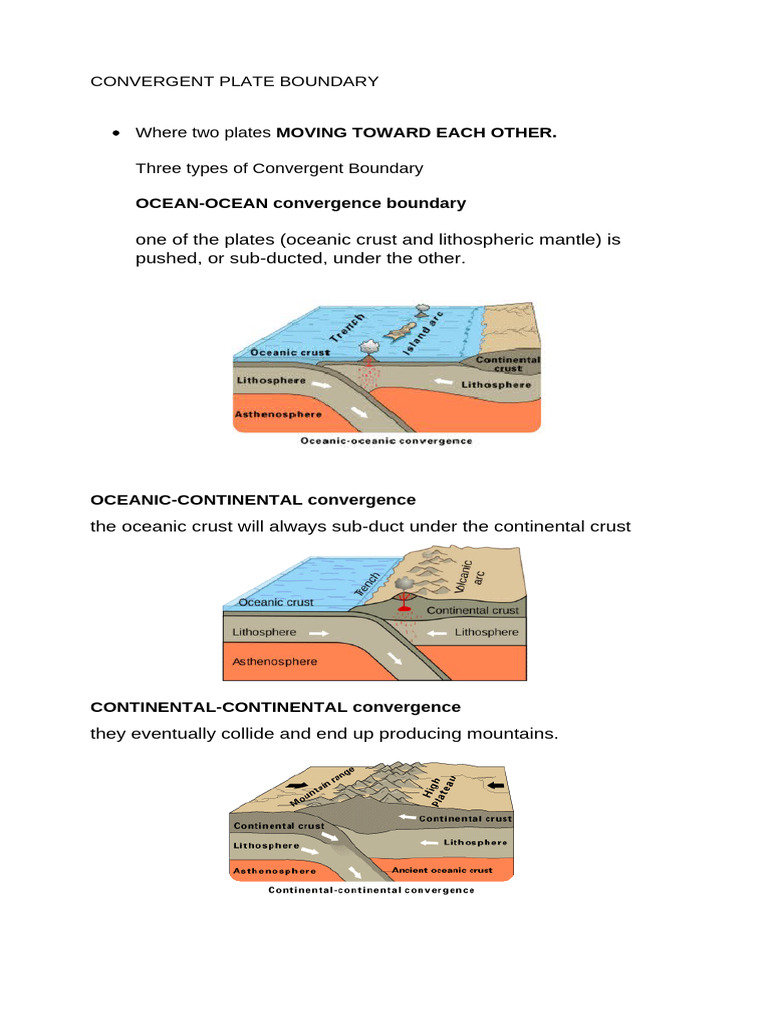 Plate Boundaries | PDF