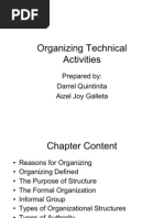 Module 4-Organizing Technical Activities | PDF | Organizational ...