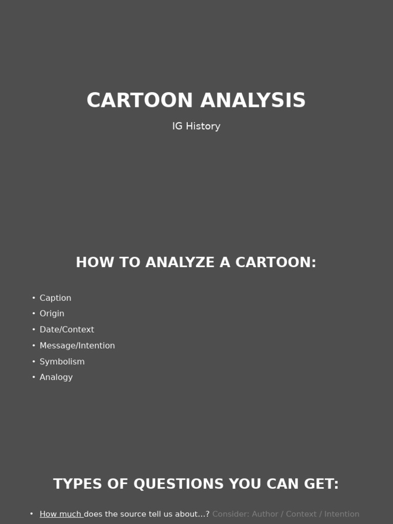 Cartoon Analysis + PRACTICE | PDF | Socialism | Czechoslovakia