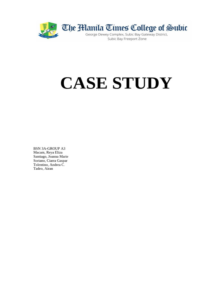Case Study Traumatic Brain Injury | PDF | Traumatic Brain Injury ...