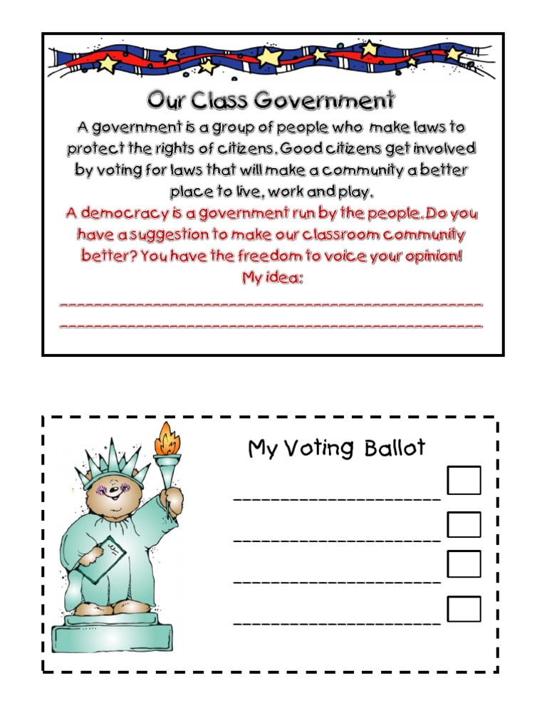 Classroom Democracy and Voting Ideas | PDF | Finance & Money Management